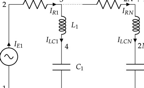 Diagram Of A Scalable RLC Circuit With Constant Coefficients Download Scientific Diagram