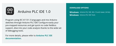 Выпущена Arduino Plc Ide для блока управления Portenta Machine а