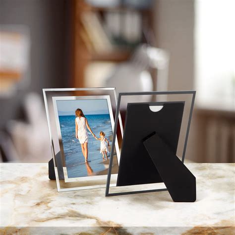 Bulk 4x6 Picture Frames 4 Packs Silver Photo Frames 4