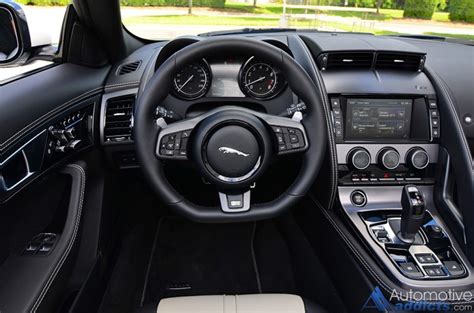 Jaguar F Type R Convertible Dashboard Drivers Seat Automotive Addicts