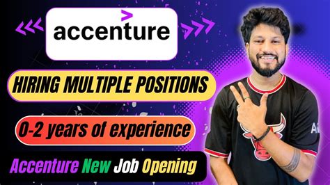 Accenture Hiring Multiple Position 2025 No Technical Skills Required Youtube