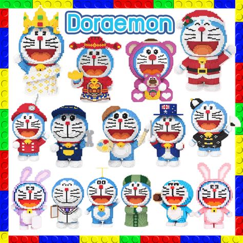 ตัวต่อ บล็อคตัวต่อ ตัวต่อโดราเอมอน โดเรม่อน ชุดตัวต่อแบบเฟือง Doraemon ของเล่นเสริมทักษะ ของขวัญ