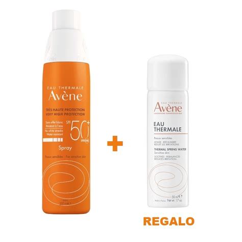 AvÈne Solar En Spray Spf50 200ml Agua Termal 50ml Regalo