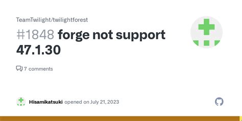 Forge Not Support 47130 · Issue 1848 · Teamtwilighttwilightforest