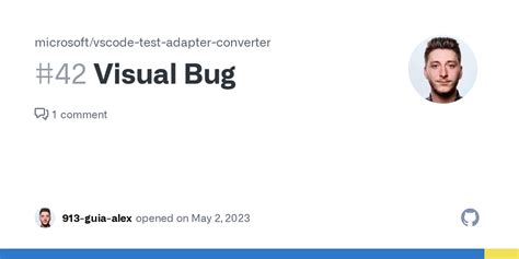 Visual Bug Issue Microsoft Vscode Test Adapter Converter Github
