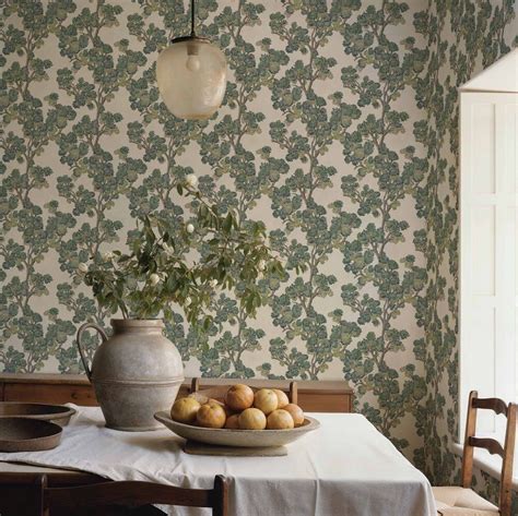 Field Maple By Coordonne Mint Wallpaper Wallpaper Direct