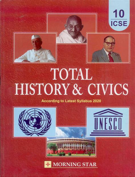 Total History And Civics Class 10 Icse Paperback Morning Star Ansh