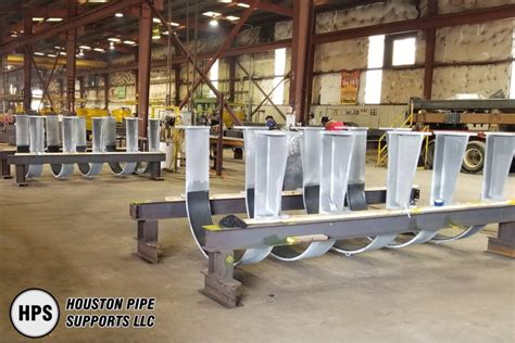 Large Custom Guide Clamps Houston Pipe Supports