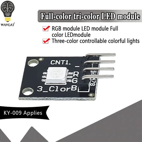 Nodemcu Ky 009 3 Color Smd Led Module Pi And More 46 Off