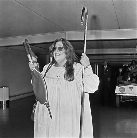 American Singer Cass Elliot Arrives At Heathrow Airport 1974 Old Photo