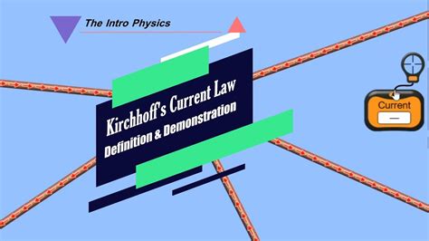 Kirchoffs Current Law Kcl Class 12 Physicsphysics Physicsassignment