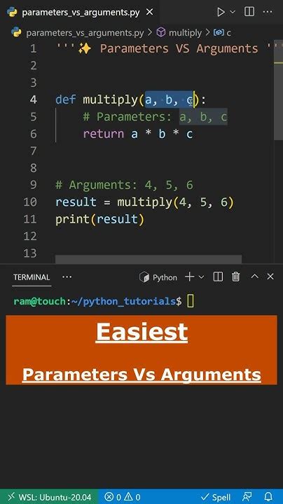 Parameters Vs Arguments Youtube