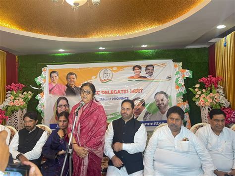 Dr Kp Rajak On Twitter Rt Rajanipatil In Today While Attending The Jkpcc Delegate Meeting In