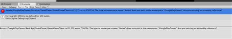 The Type Or Namespace Name Native Does Not Exist In The Namespace