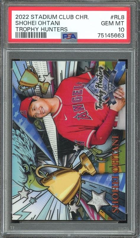 2022 Stadium Club Chrome Trophy Hunters Shohei Ohtani