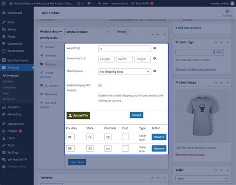 Marketplace Per Product Shipping Plugin For Woocommerce By Webkul Codecanyon