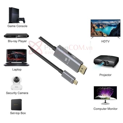Cáp Thunderbolt 34 Usb C Type C Sang Displayport 14 8k60hz 4k144hz