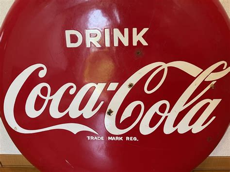 Yahooオークション 希少【coca Cola】コカコーラ 大型 ホーロー看板
