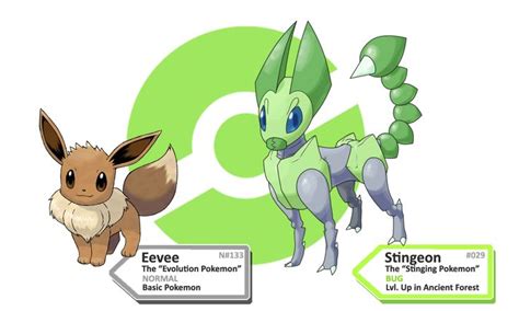 Bug Eevee Fakemon Pokemon Eeveelutions New Pokemon Eevee