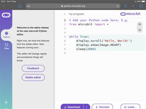 Screen Layout Problems On A Tablet · Issue 248 · Microbit Foundationpython Editor V3 · Github