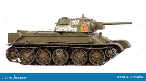 Model Of T 34 Tank Stock Image Image Of Russin Combat 6888607