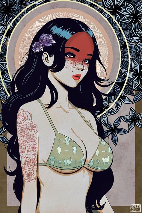 The 2nd Piece In My Spooky Girls Series Rough Current Penciled