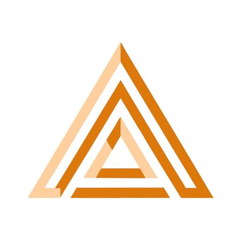 Triangular Vision Designing A Unique Vector Logo With An Abstract Triangle Premium Ai