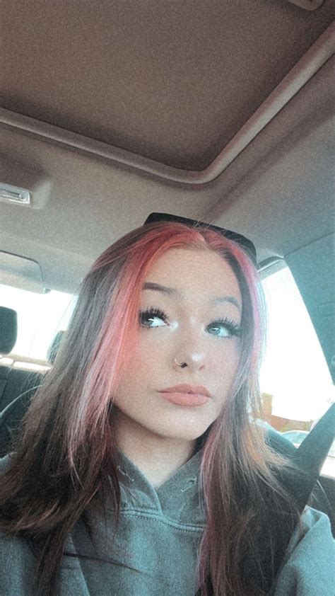 Zoe Laverne Rare Red Pink Hair Red And Pink Laverne Social Media