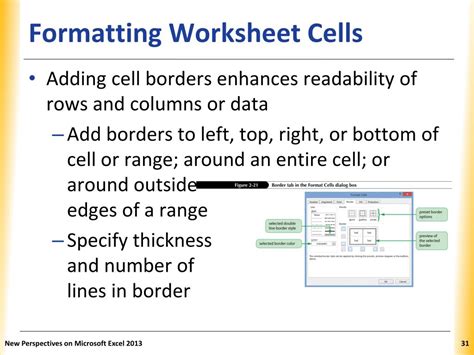 Ppt Excel Tutorial 2 Formatting Workbook Text And Data Powerpoint