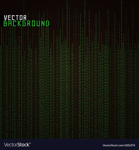 Matrix Background Royalty Free Vector Image Vectorstock