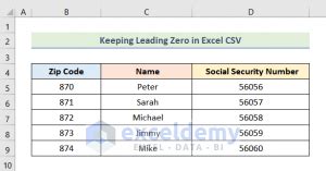 How To Keep Leading Zeros In Excel CSV 4 Easy Ways
