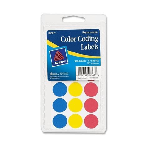 Labels Color Coding Lápiz Papel