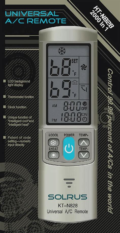 Universal A C AC Remote Control Replacement For Air Conditioners