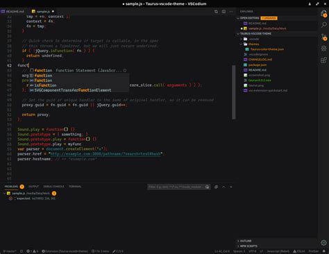 GitHub Bino Faata Taurus Vscode Theme Visual Studio Code Dark Theme