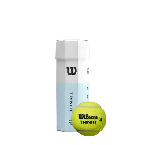 Wilson Triniti Tennis Balls - Adult Performance (1 Sleeve, 3 Tennis ...