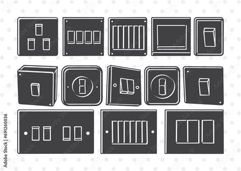 Electrical Switch Clipart Switch Svg On And Off Switch Svg Electric