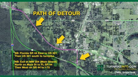 Florida Turnpike Map