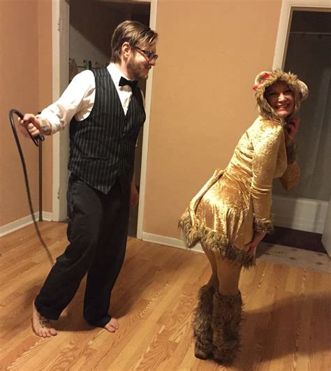 Lioness And Lion Tamer Couples Halloween Costume So Cute And Easy