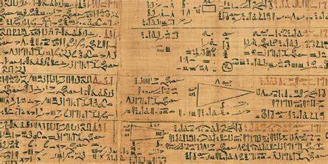 Ancient Egyptian Math Rhind Papyrus