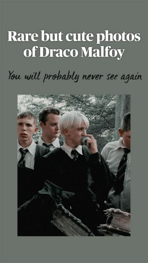 Rare But Cute Photos Of Draco Malfoy You Will Probably Never See Again