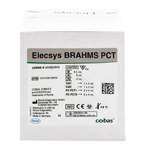 Pct Brahms Roche Elecsys Cobas E 100 08828644190