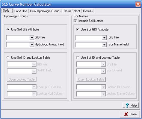 Curve Number Calculations