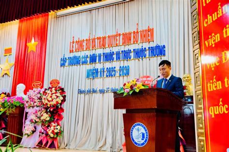 Hoạt động Hue UMP Lễ Công bố và trao quyết định bổ nhiệm cấp Trưởng