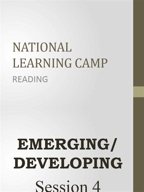 Nlc Reading Session 4 Pdf