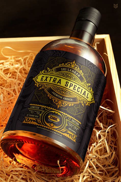 Extra Special Premium Old Arrack Packaging Design🍂🥃 Behance