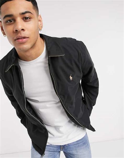 Polo Ralph Lauren Harrington Jacket In Black Asos