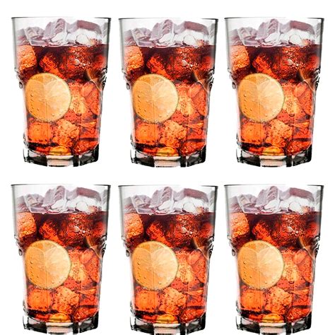 Jogo Kit Copos Vidro Grosso Suco Água Drink Cerveja ml Shopee Brasil
