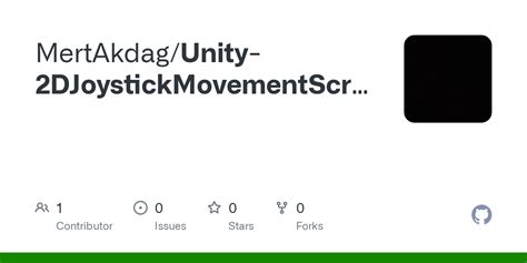 Github Mertakdagunity 2djoystickmovementscript