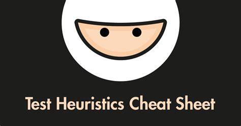 Test Heuristics Cheat Sheet Ministry Of Testing