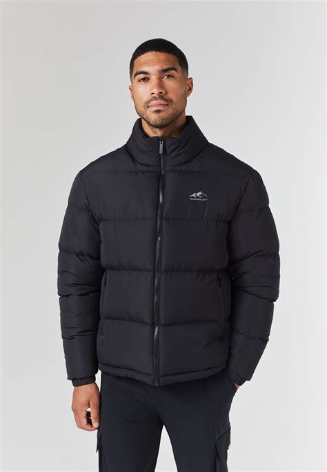 Closure London Quilted Funnel Neck Jacket Winter Jacket Black Zalando